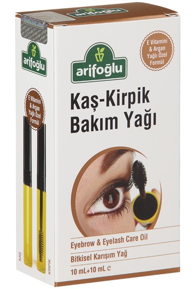 Arifoğlu Kaş Kirpik Bakım Yağı 10 +10 ml Arifoğlu Kaş Kirpik Bakım Yağı 10 +10 ml