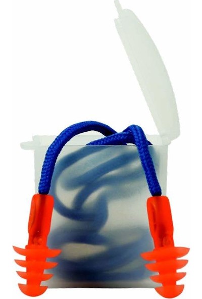 Essafe Kutu ve Kordonlu Çam Tipi Kulak Tıkacı Essafe Kutu ve Kordonlu Çam Tipi Kulak Tıkacı