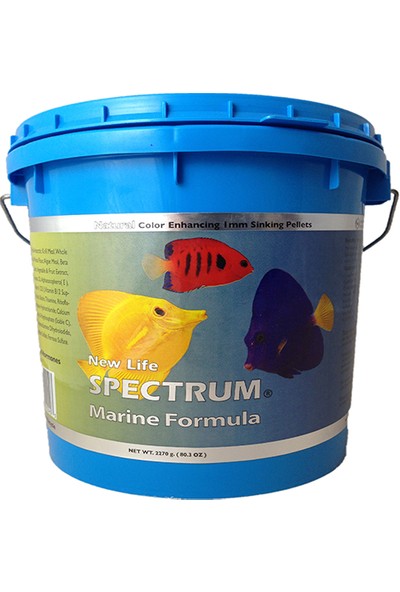 New Life Spectrum Marine Formula 2000 Gr. Tuzlu Su Balığı Yemi gk New Life Spectrum Marine Formula 2000 Gr. Tuzlu Su Balığı Yemi gk