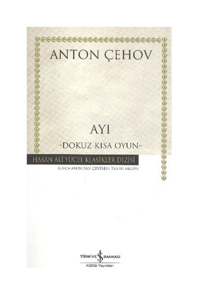 Ayı Karton Kapak-Anton Pavloviç Çehov Ayı Karton Kapak-Anton Pavloviç Çehov