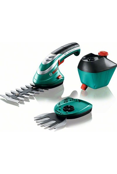 Bosch ISIO3 Çim ve Topiari Makası + Püskürtme Haznesi
