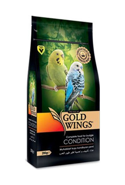 Gold Wings Premium Muhabbbet Kondisyon Yemi 200 Gr Gold Wings Premium Muhabbbet Kondisyon Yemi 200 Gr