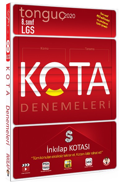 Tonguç Akademi KOTA Konu Taramaları İnkılap Kotası