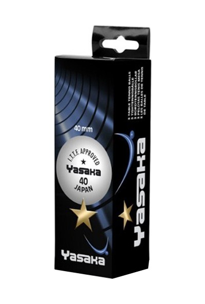 Yasaka 3'Lü Beyaz 1 Yıldız Masa Tenis Topu 40Mm Yasaka 3'Lü Beyaz 1 Yıldız Masa Tenis Topu 40Mm