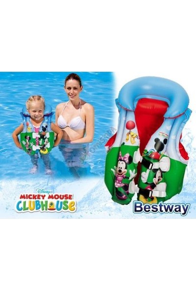 Bestway Mickey Mouse Şişme Can Yeleği