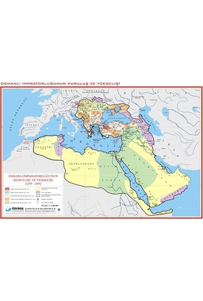 Osmanlı İmparatorluğu’Nun Kuruluş Ve Yükselişi Haritası