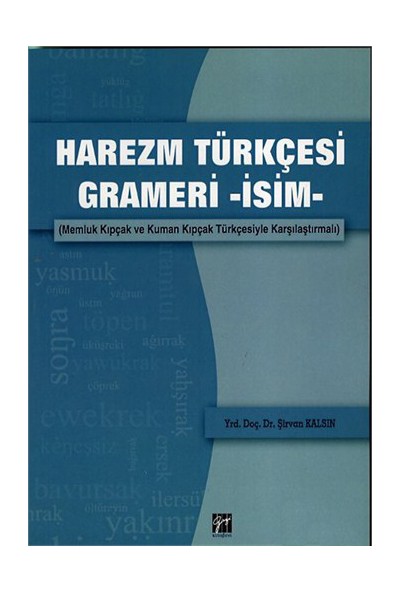 Harezm Türkçesi Grameri -İsim--Şirvan Kalsın Harezm Türkçesi Grameri -İsim--Şirvan Kalsın