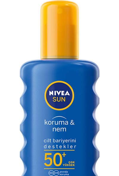 Nivea Sun Koruma&Nem Nemlendirici Güneş Spreyi Gkf 50+ 200 Ml Nivea Sun Koruma&Nem Nemlendirici Güneş Spreyi Gkf 50+ 200 Ml