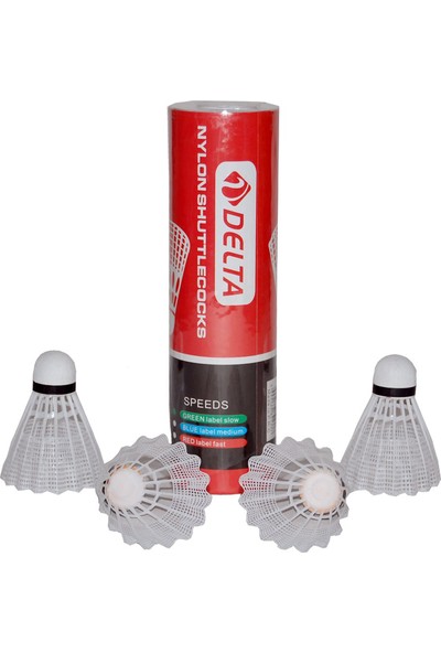 Delta 6 Adet Mantar Başlı Beyaz Badminton Topu (Özel Kutusunda) Delta 6 Adet Mantar Başlı Beyaz Badminton Topu (Özel Kutusunda)