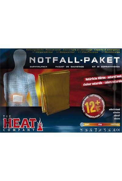 Heat Acil Durum Paketi Termal Battaniye Ve Vücut Isıtıcısı