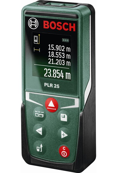 Bosch PLR 25 Dijital Lazerli Uzaklık Ölçer 25 Metre Bosch PLR 25 Dijital Lazerli Uzaklık Ölçer 25 Metre