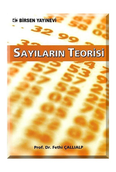 Sayılar Teorisi-Fethi Çallıalp Sayılar Teorisi-Fethi Çallıalp