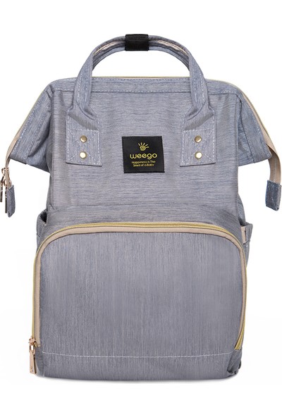 Weego All Star Anne Bebek Bakım Çantası Gri
