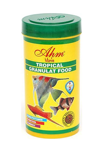 AHM Tropical Gran.Food 250 Ml Balık Yemi AHM Tropical Gran.Food 250 Ml Balık Yemi
