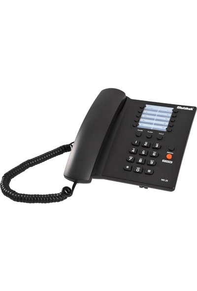 Multitek MS 25 Masa Telefonu Siyah Multitek MS 25 Masa Telefonu Siyah