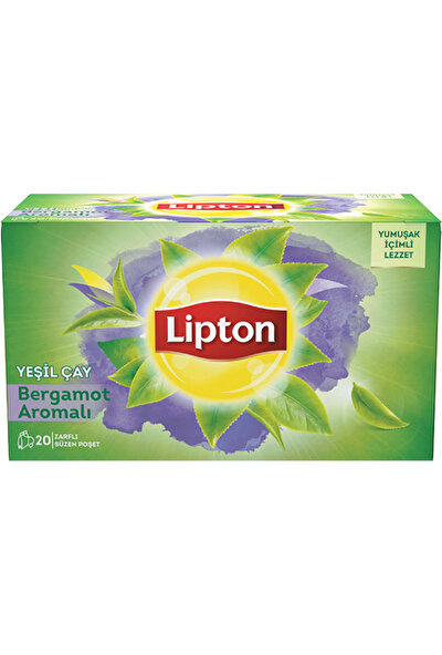 Lipton Bardak Poşet Yeşil Çay Bergamot Aromalı 20'Li Lipton Bardak Poşet Yeşil Çay Bergamot Aromalı 20'Li