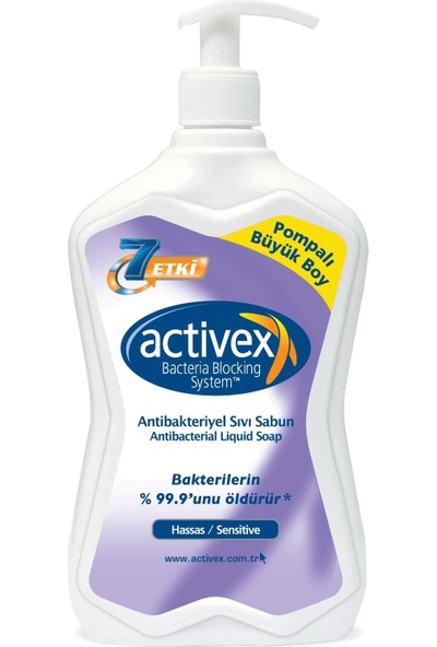 Activex Antibakteriyel Sıvı Sabun Hassas Koruma 700 Ml Activex Antibakteriyel Sıvı Sabun Hassas Koruma 700 Ml