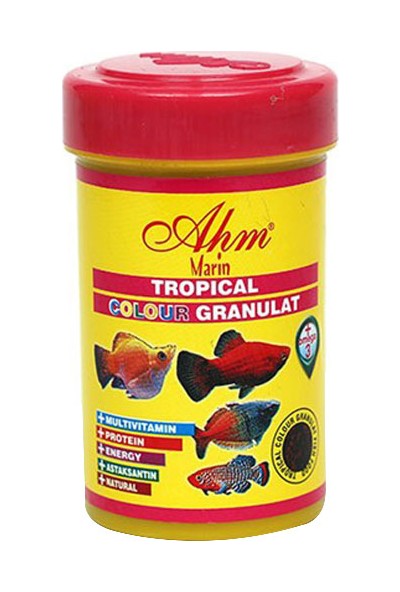 Tropical Colour Granulat 100 Ml Balık Yemi Tropical Colour Granulat 100 Ml Balık Yemi