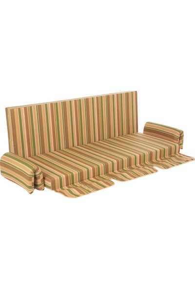 Belde Delüks 170'Salıncak Minder Takımı Çizgili 4506