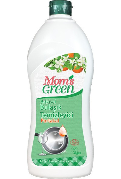 Mom's Green Bitkisel Elde Bulaşık Yıkama Deterjanı - Portakallı Mom's Green Bitkisel Elde Bulaşık Yıkama Deterjanı - Portakallı