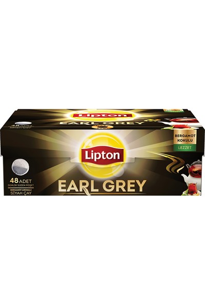 Lipton Demlik Poşet Çay Earl grey 48'Li Lipton Demlik Poşet Çay Earl grey 48'Li