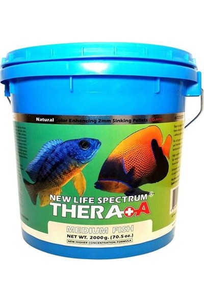 New Life Spectrum Thera A Medium Fish Formula 2000 Gr. Sarımsaklı Balık Yemi New Life Spectrum Thera A Medium Fish Formula 2000 Gr. Sarımsaklı Balık Yemi