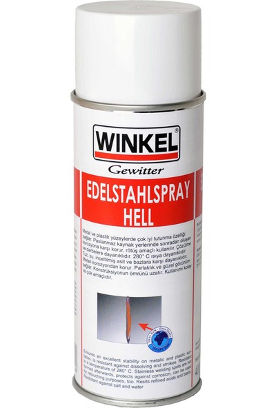 Winkel - Inox Sprey Metal Korozyon Önleyici 400 Ml Winkel - Inox Sprey Metal Korozyon Önleyici 400 Ml