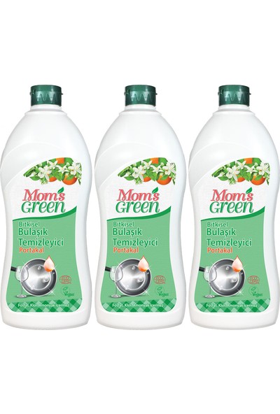 Mom's Green Bitkisel Elde Bulaşık Yıkama Deterjanı - Portakallı 3’lü Set Mom's Green Bitkisel Elde Bulaşık Yıkama Deterjanı - Portakallı 3’lü Set