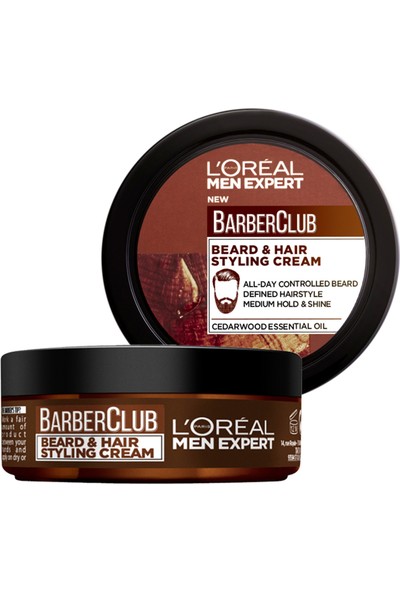 L'Oréal Paris Men Expert Barber Club Saç Ve Sakal Şekillendirici Krem Wax 75 Ml L'Oréal Paris Men Expert Barber Club Saç Ve Sakal Şekillendirici Krem Wax 75 Ml