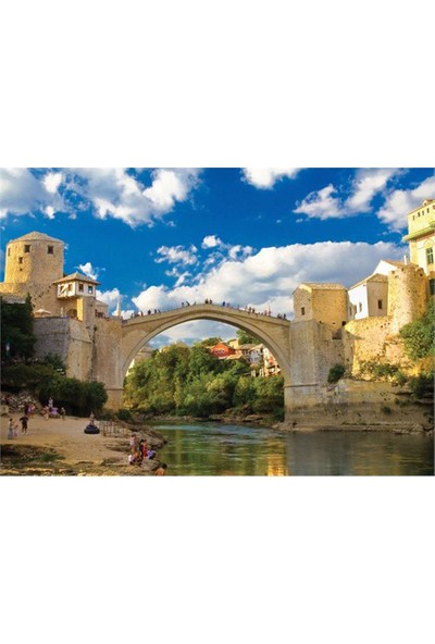 KS Games Old Mostar Bridge Bosna Hersek 500 Parça Puzzle KS Games Old Mostar Bridge Bosna Hersek 500 Parça Puzzle