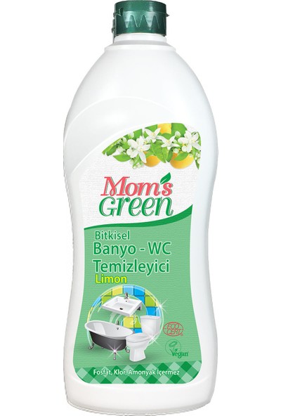 Mom's Green Bitkisel Banyo Wc Temizleyici - Limonlu