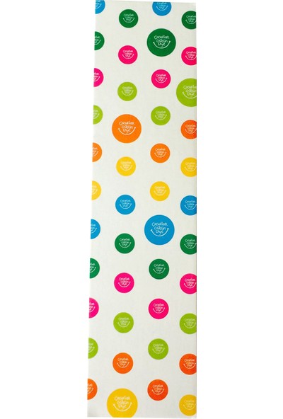 Çocuklar Gülsün Diye Logolu Puantiyeli Kitap Ayracı Çocuklar Gülsün Diye Logolu Puantiyeli Kitap Ayracı