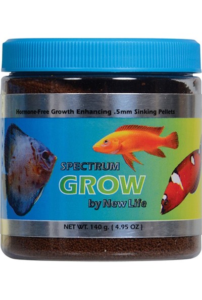 New Life Spectrum Grow Formula 120 Gr. Yavru Balık Yemi New Life Spectrum Grow Formula 120 Gr. Yavru Balık Yemi