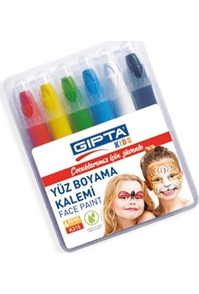 Gıpta Yüz Boyası 6'lı Çevirmeli