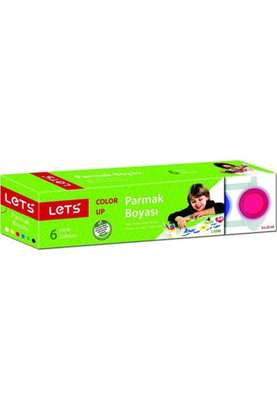 Lets Parmak Boyası 25Ml 6 Renk L5500 Lets Parmak Boyası 25Ml 6 Renk L5500