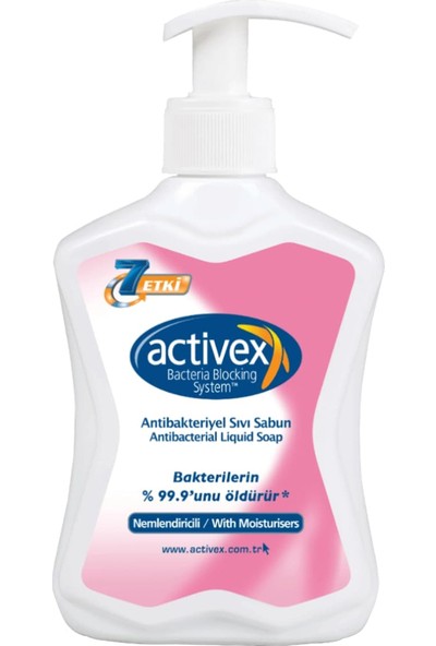 Activex Antibakteriyel Sıvı Sabun Nemlendirici 300 Ml
