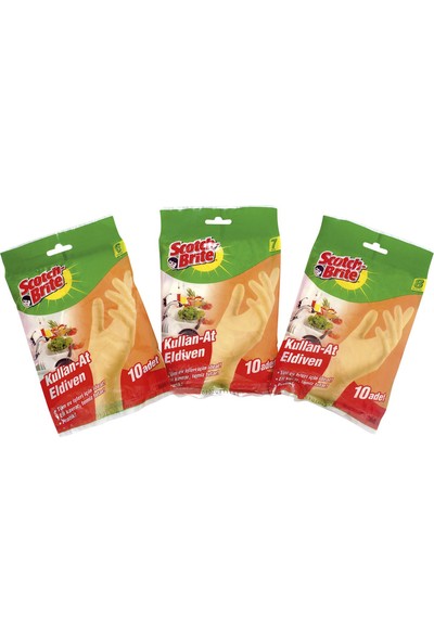 Scotch Brite Kullan At Eldiven No: 6 Scotch Brite Kullan At Eldiven No: 6