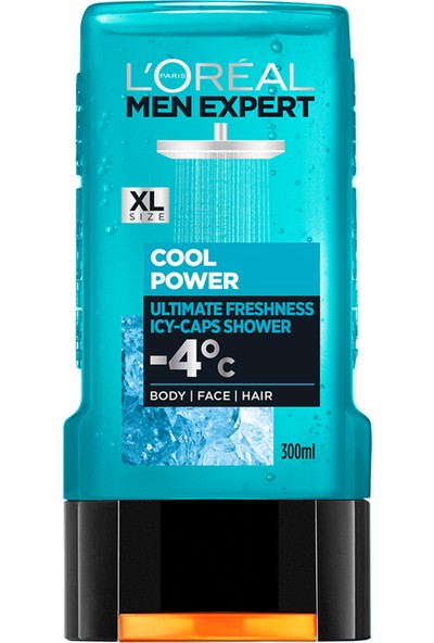 L'Oréal Paris Men Expert Cool Power Buz Ferahlığında Duş Jeli 300 Ml L'Oréal Paris Men Expert Cool Power Buz Ferahlığında Duş Jeli 300 Ml