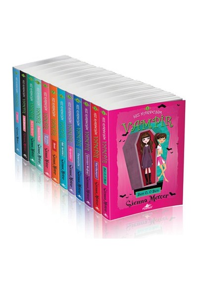 Kız Kardeşim Vampir Serisi Özel Set (12 Kitap)