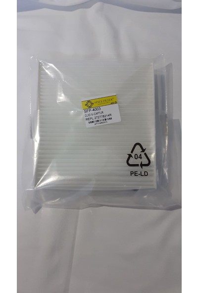 Space Filter Renault Clio IV - Captur - Sandero Polen Filtresi Space Filter Renault Clio IV - Captur - Sandero Polen Filtresi