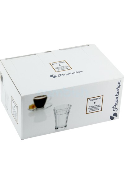 Paşabahçe Diamond 6'lı Kahve Yanı Su Bardağı