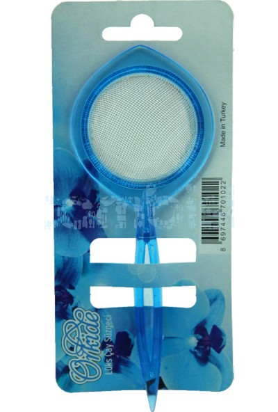 Orkide Akrilik Çay Süzgeci Mavi