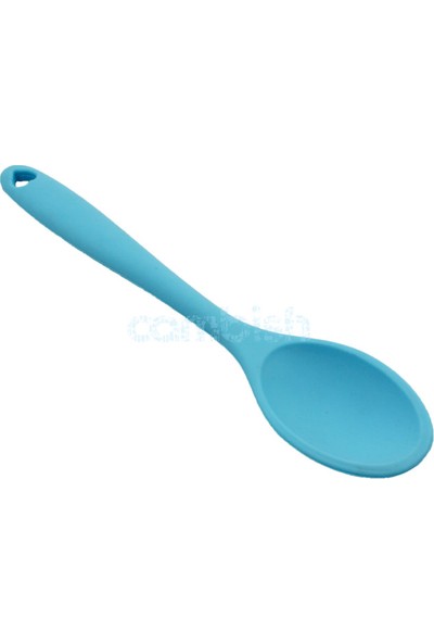 Bastonlu Silikon Servis Kaşığı Mavi