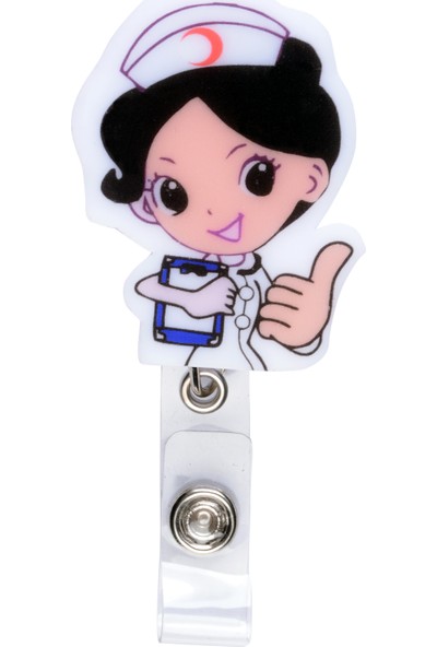 Nur Ortopedi Bana Güvenin Temalı Hemşire Yoyo Yaka Kartlığı