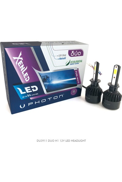 Photon Duo Led Xenon Far Ampulu H1 / H3 / H4 / H7 / H10 / H11/ H27 / 9005 / 9006 Photon Duo Led Xenon Far Ampulu H1 / H3 / H4 / H7 / H10 / H11/ H27 / 9005 / 9006