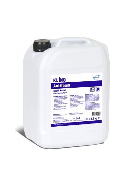 Klino Antifoam Makine Köpük Kesici Halı Çamaşır Kombine Yer Yıkama 5 lt