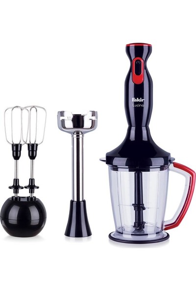 Fakir Lucina Blender Mikser Robot Seti Siyah Fakir Lucina Blender Mikser Robot Seti Siyah