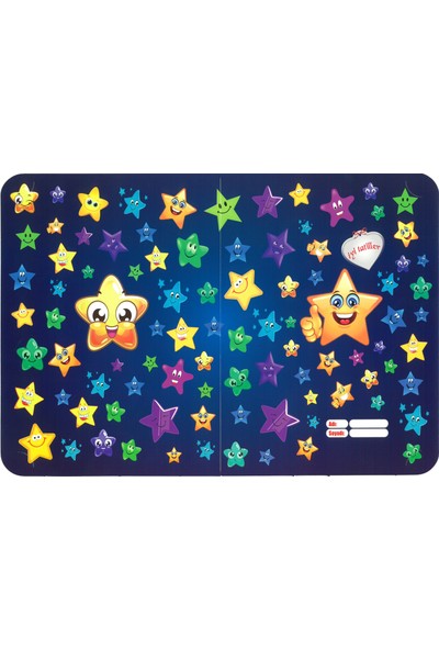 Ultrasepet HD Karne Kabı Karne Kılıfı Gülen Yüzlü Yıldızlar (20 Adet)