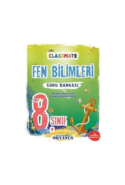 Okyanus 8. Sınıf Classmate Fen Bilimleri Soru Bankası Okyanus 8. Sınıf Classmate Fen Bilimleri Soru Bankası