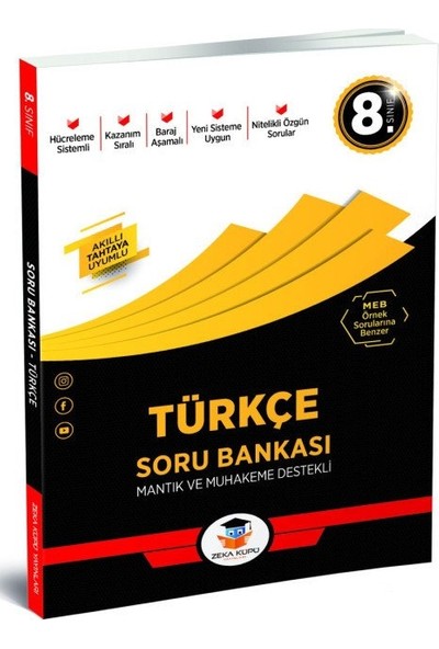 8.Sınıf Türkçe Soru Bankası Zeka Küpü Yayınları 8.Sınıf Türkçe Soru Bankası Zeka Küpü Yayınları